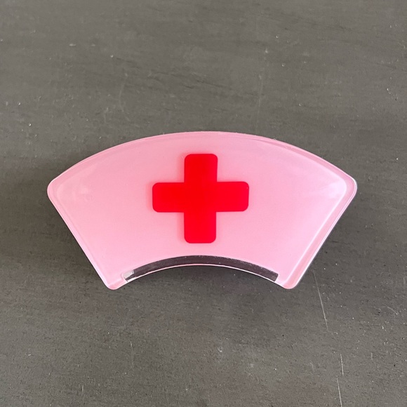 High Heels on the High Road | Accessories | Light Pink Red Retro Nurse ...
